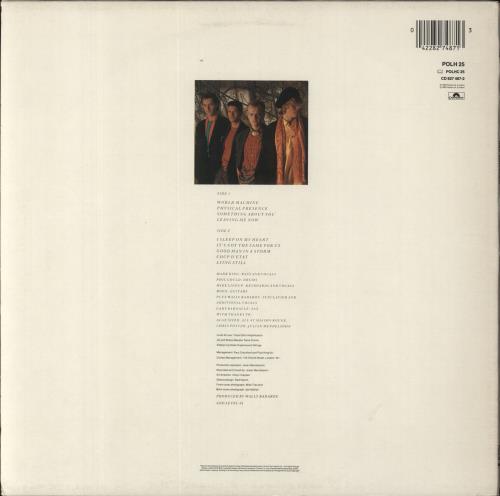 Level 42 World Machine - Stickered UK vinyl LP album (LP record) (659443)