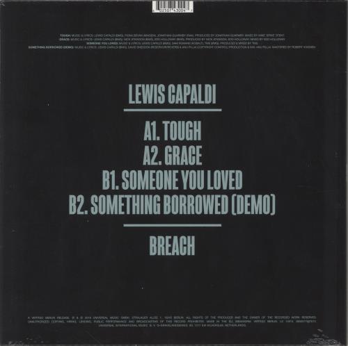 Lewis Capaldi Breach UK 12" vinyl single (12 inch record / Maxi-single ...