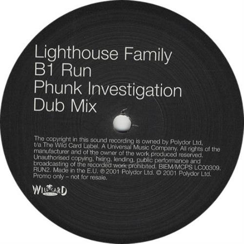 Lighthouse Family Run European Promo 12" vinyl single (12 inch record ...