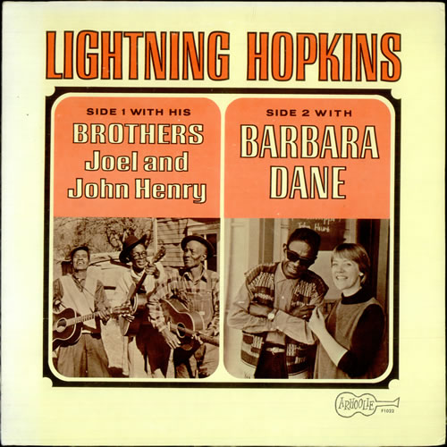 Lightnin' Hopkins Lightning Hopkins US vinyl LP album (LP record) (528395)