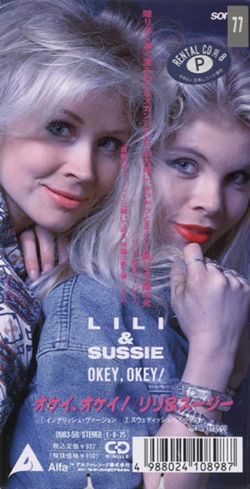 Lili & Sussie Okey, Okey! Japanese 3" CD single (CD3) (554674)