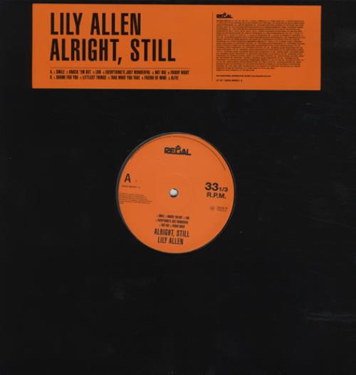 Lily Allen Alright, Still UK Promo vinyl LP album (LP record) (432879)