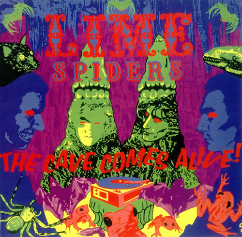 Lime Spiders The Cave Comes Alive! UK vinyl LP album (LP record) (450918)