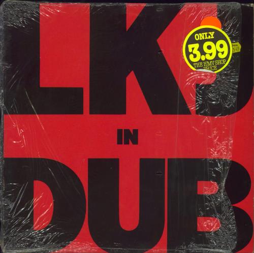 Linton Kwesi Johnson LKJ In Dub - Open shrink UK vinyl LP album (LP ...