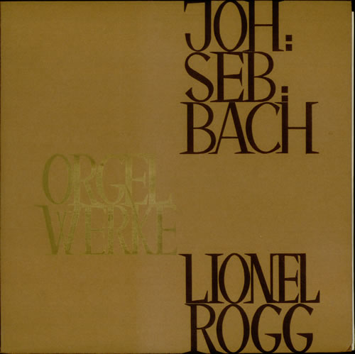 Lionel Rogg Bach: Complete Organ Works: Volume 2 UK vinyl LP album (LP ...
