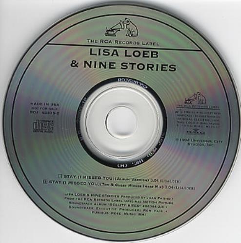 Lisa Loeb Stay US Promo CD single (CD5 / 5") (352386)