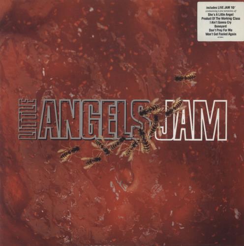 Little Angels Jam + 10" UK vinyl LP album (LP record) (797102)
