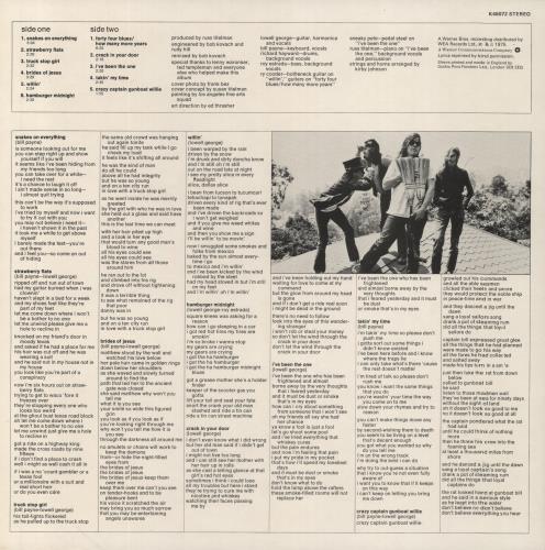 Little Feat Little Feat - 2nd UK vinyl LP album (LP record) (161206)