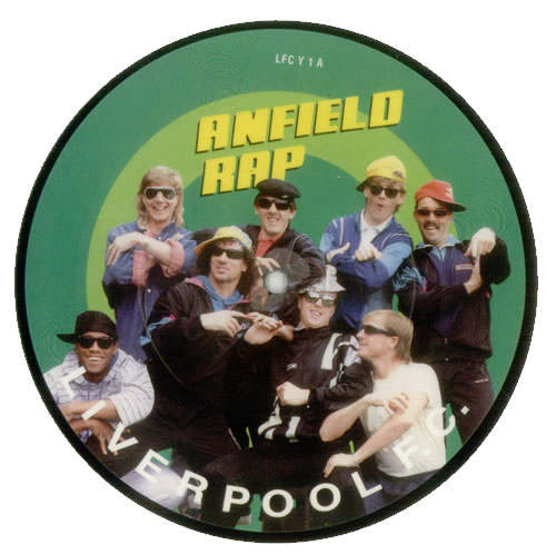 Liverpool FC Anfield Rap UK 7" vinyl picture disc (7 inch picture disc ...