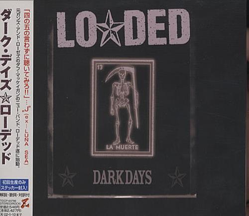 Lo*ded Darkdays Japanese CD album (CDLP) (376303)