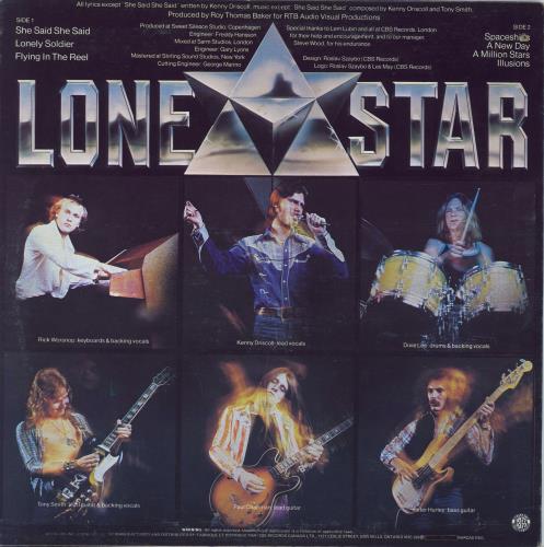 Lone Star Lone Star Canadian vinyl LP album (LP record) (794912)