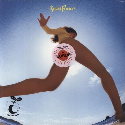 Lorde Solar Power - Clear Vinyl UK vinyl LP album (LP record) (829450)