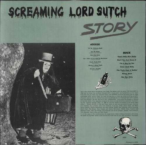 Lord Sutch Screaming Lord Sutch Story UK vinyl LP album (LP record ...