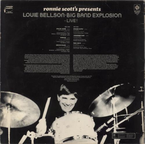 Louis Bellson Live! UK vinyl LP album (LP record) (846633)