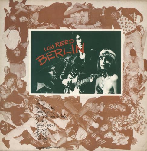 Lou Reed Berlin + Lyric Insert - EX UK vinyl LP album (LP record) (698300)