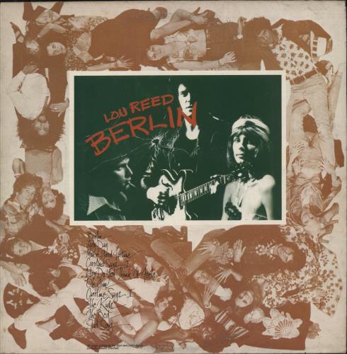 Lou Reed Berlin UK vinyl LP album (LP record) (589842)