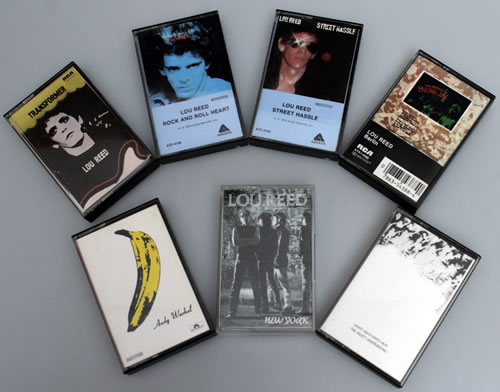 Lou Reed Collection of 7 Albums UK cassette album (549614)