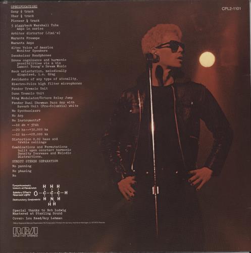Lou Reed Metal Machine Music German 2-LP vinyl record set (Double LP ...