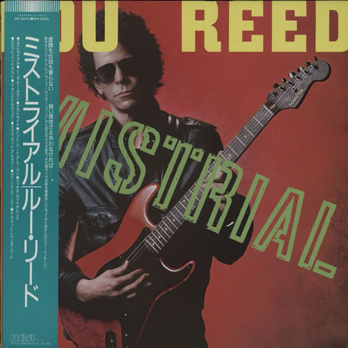 Lou Reed Mistrial Japanese vinyl LP album (LP record) (574439)