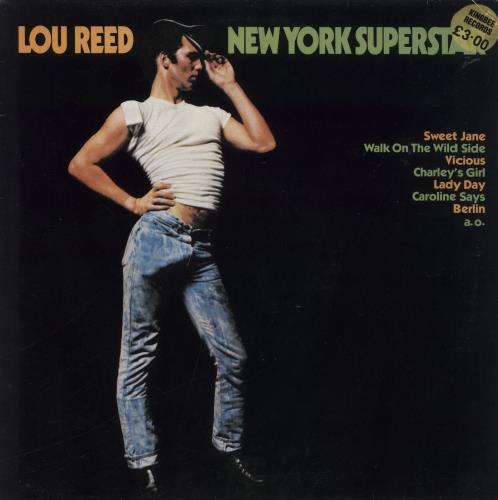 Lou Reed New York Superstar UK vinyl LP album (LP record) (664160)