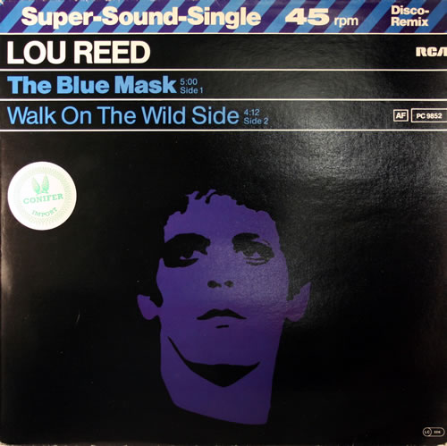 Lou Reed The Blue Mask German 12" vinyl single (12 inch record / Maxi ...