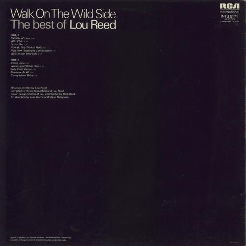 Lou Reed Walk On The Wild Side UK vinyl LP album (LP record) (825547)