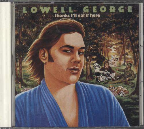Lowell George Thanks I'll Eat It Here Japanese CD album (CDLP) (807327)