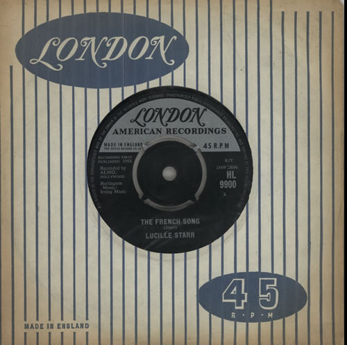Lucille Starr The French Song UK 7" vinyl single (7 inch record / 45 ...