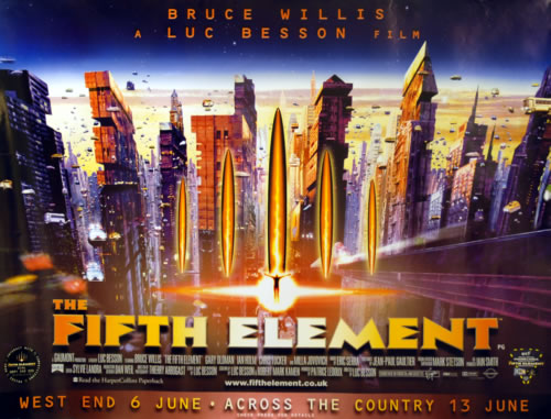 Luc Besson The Fifth Element UK Promo poster (611337)