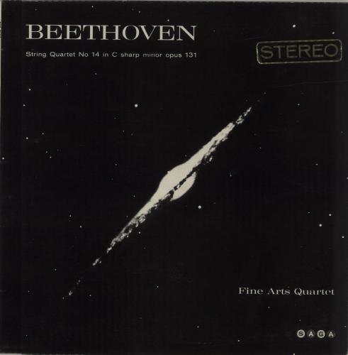 Ludwig Van Beethoven String Quartet No 14 In C Sharp Minor Opus 131 UK vinyl LP album (LP record ...