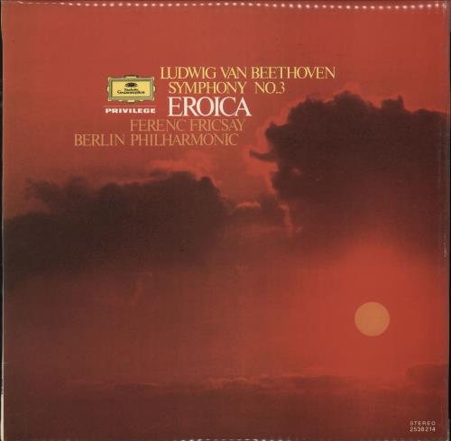Ludwig Van Beethoven Symphony No.3 'Eroica' UK vinyl LP album (LP ...