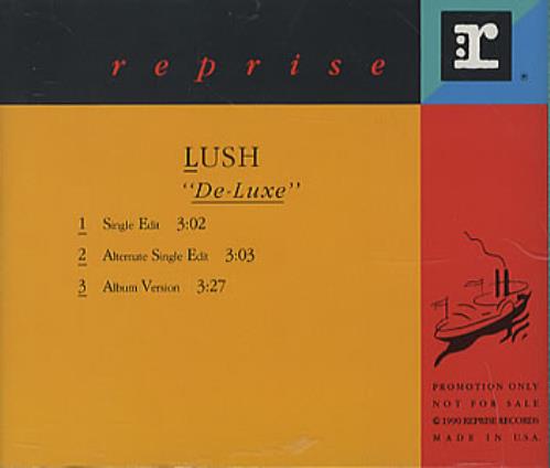 Lush De-luxe US Promo CD single (CD5 / 5") (68585)