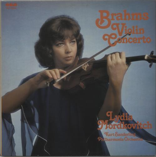 Lydia Mordkovitch Brahms: Violin Concerto In D Major UK vinyl LP album ...