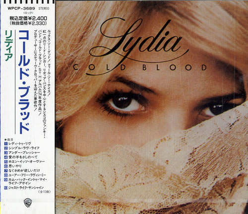 Lydia Pense Cold Blood Japanese Promo CD album (CDLP) (541209)