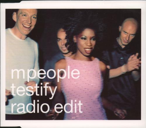 M-People Testify UK Promo CD single (CD5 / 5") (124025)