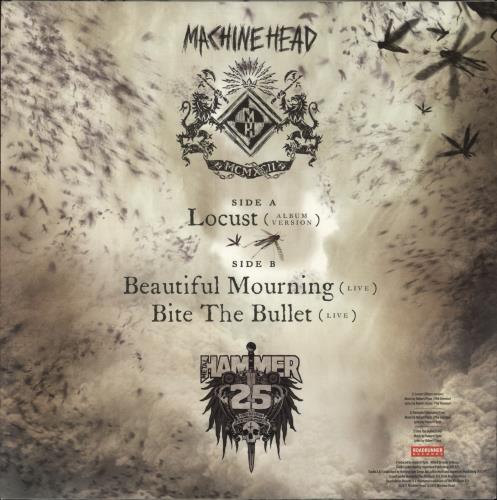 Machine Head Locust UK 10" vinyl single (10 inch record) (668789)