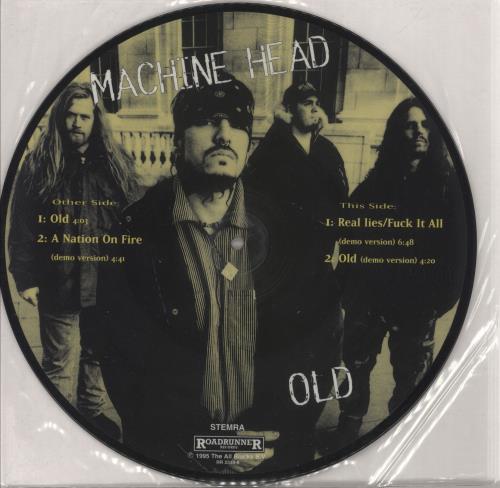 Machine Head Old UK 10" Vinyl Picture Disc (10 inch Record Single) (206611)