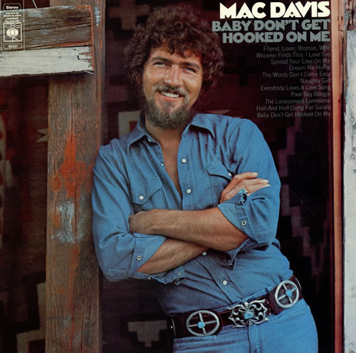 Mac Davis Baby Don't Get Hooked On Me UK vinyl LP album (LP record ...