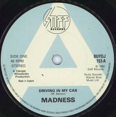 Madness Driving In My Car - Poster Sleeve UK Promo 7" vinyl single (7 ...