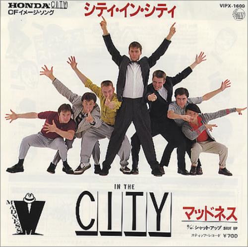 Madness In The City Japanese 7" vinyl single (7 inch record / 45) (29915)
