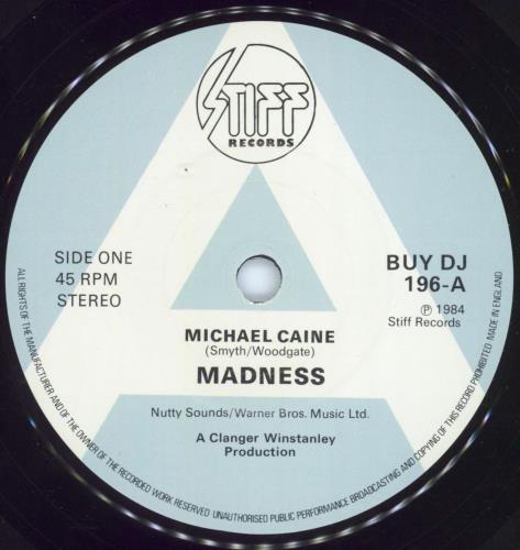 Madness Michael Caine - A-Label + P/S UK Promo 7" vinyl single (7 inch ...