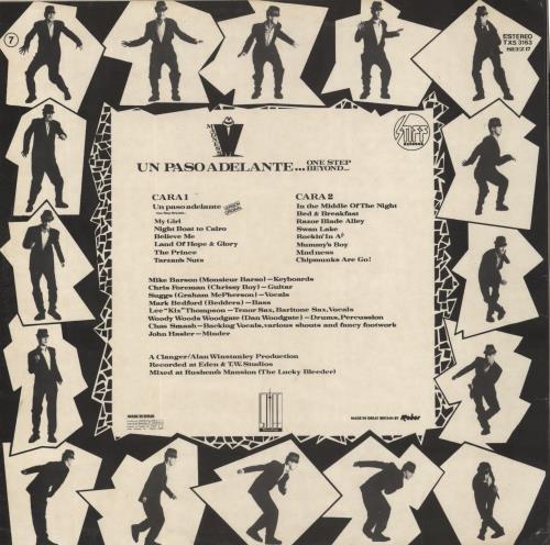 Madness Un Paso Adelante... One Step Beyond... Spanish Promo vinyl LP ...