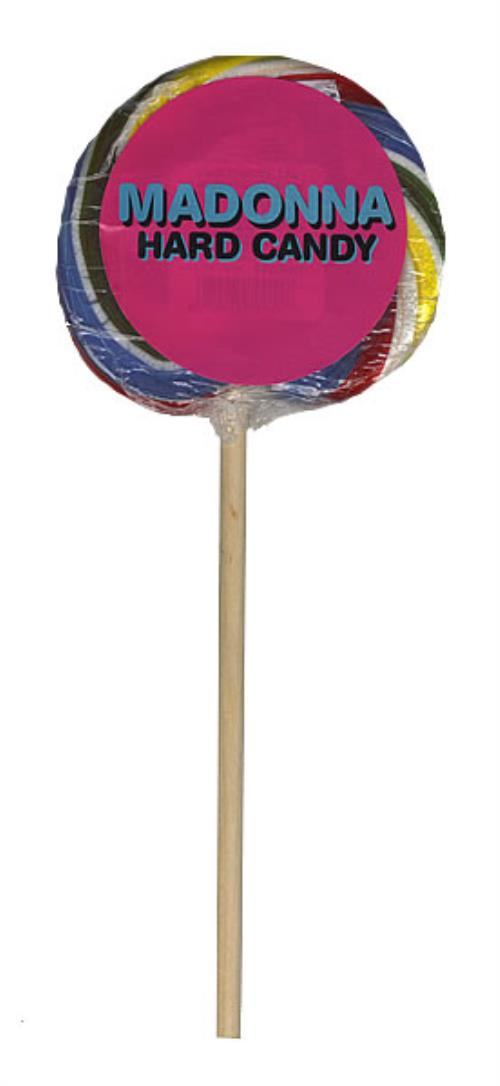 Madonna Hard Candy - 4-Colour Swirl UK memorabilia (434968) LOLLIPOP