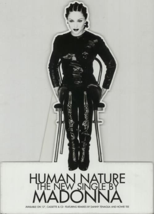 Madonna Human Nature UK Promo display (53032)