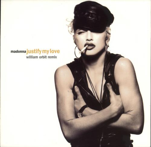 Madonna Justify My Love - Barcoded labels UK 12" vinyl single (12 inch record / Maxi-single ...