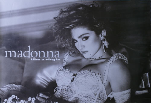 Madonna Like A Virgin UK Promo poster (532619)