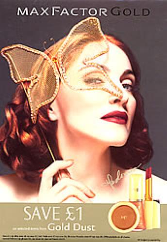 Madonna Max Factor Gold Display UK Promo display (276868)