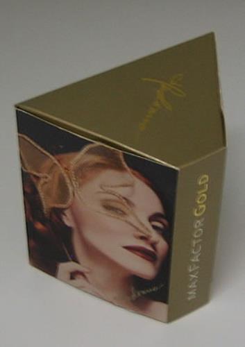 Madonna Max Factor Gold UK Promo display (368684)