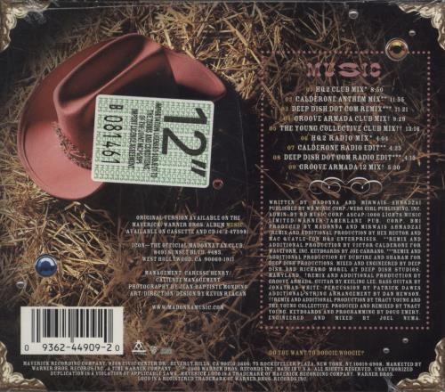 Madonna Music - Sealed Ecopak US CD single (CD5 / 5") (788967)