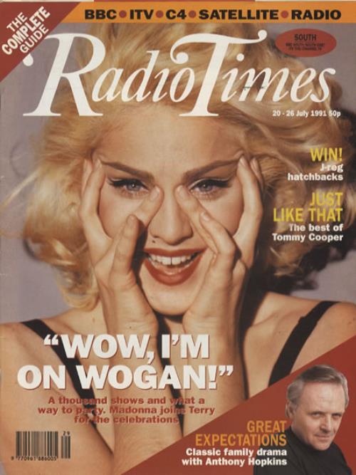 Madonna Radio Times - Magazine UK magazine (15376) JULY 91